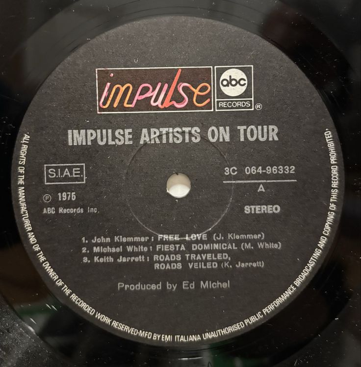 Impulse Artists On Tour LP VG+/VG+ (Gebraucht) in Neuchâtel für CHF 15 ...