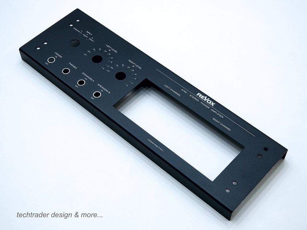 Neues Frontpanel zu ReVox A740 oder B740 Endstufe... | Kaufen auf Ricardo