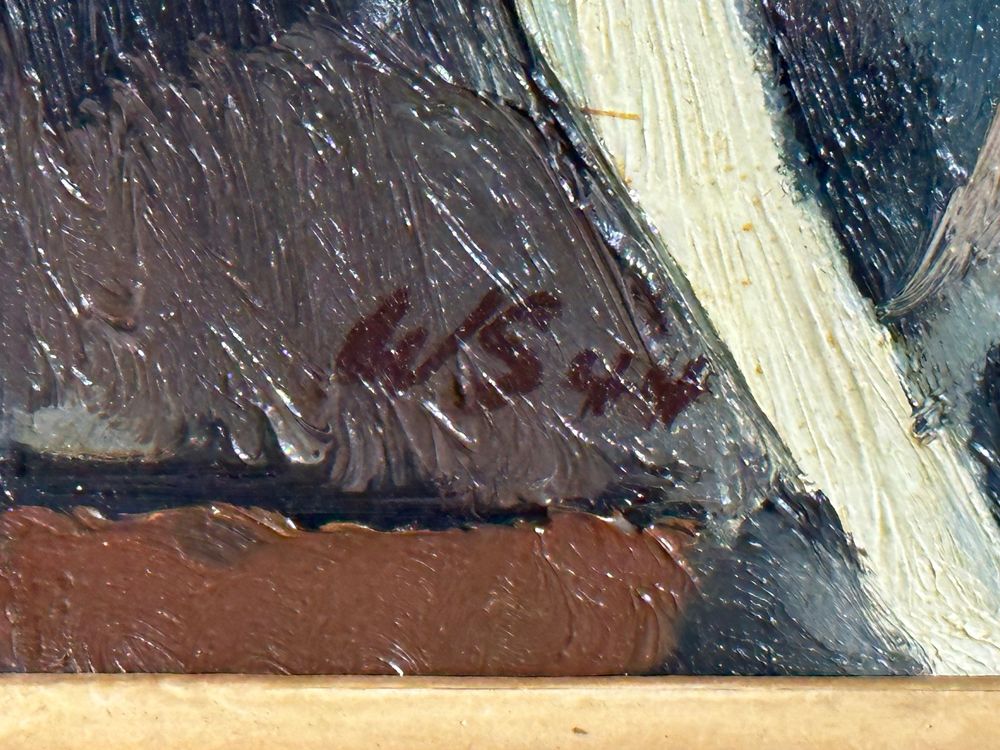 Walter SAUTTER (1911-1991) Tableau peinture sur toile | Kaufen auf Ricardo