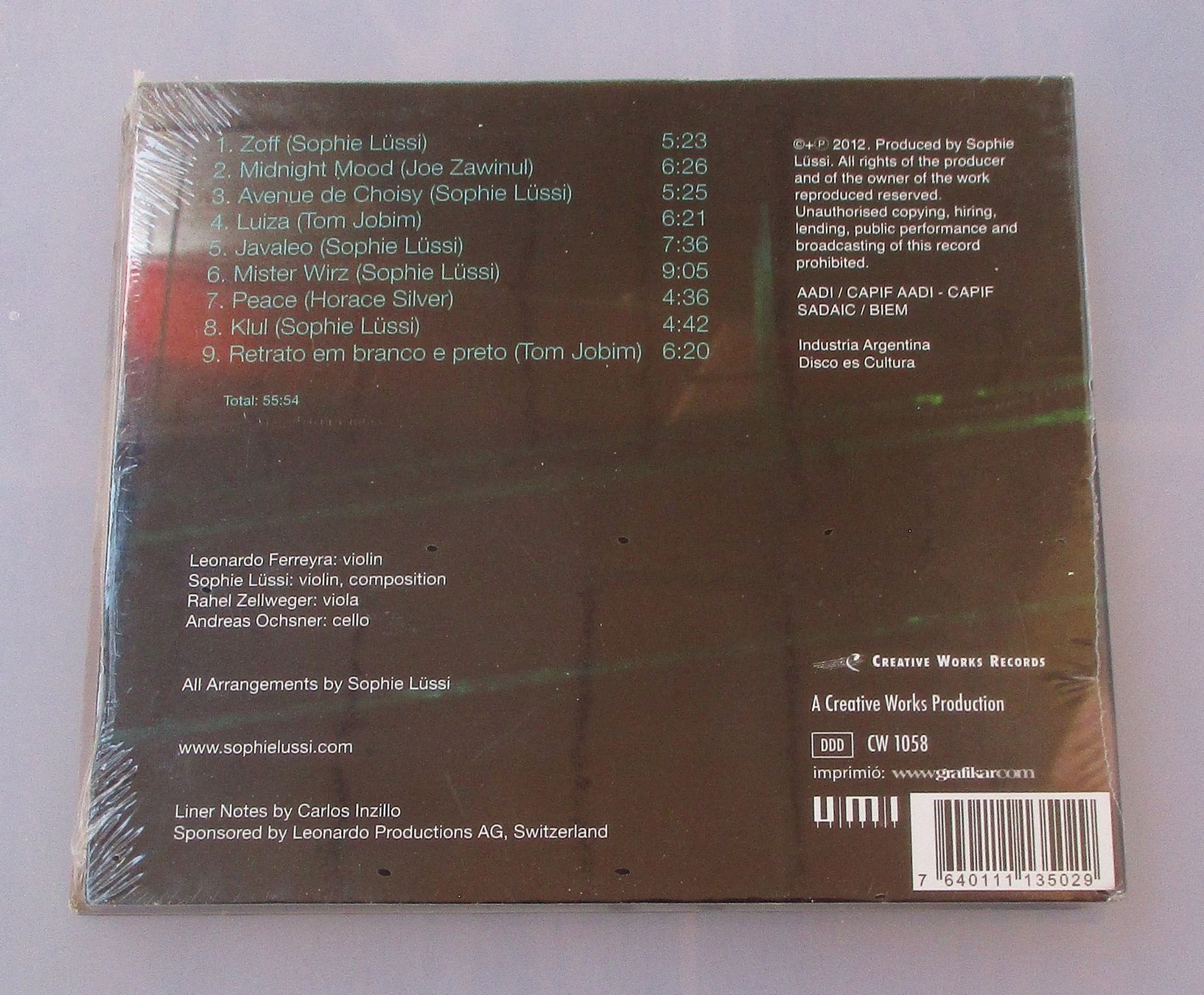 SOPHIE LÜSSI STRING QUARTET - Klul / NEU/OVP (Neu und originalverpackt ...