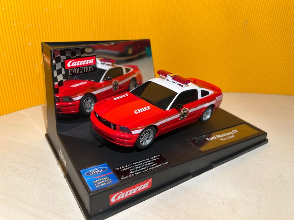 Ford MUSTANG GT «Fire Chief» - Carrera Evolution 1:32 NEU (Neu (gemäss ...