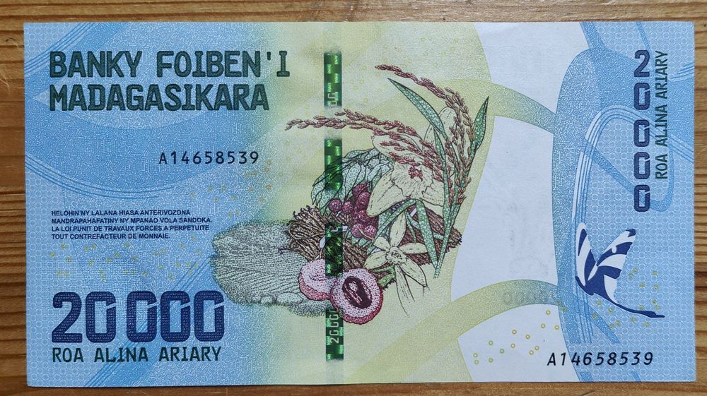 Madagaskar-20000 Ariary XF (Neu und originalverpackt) in Hittnau für ...