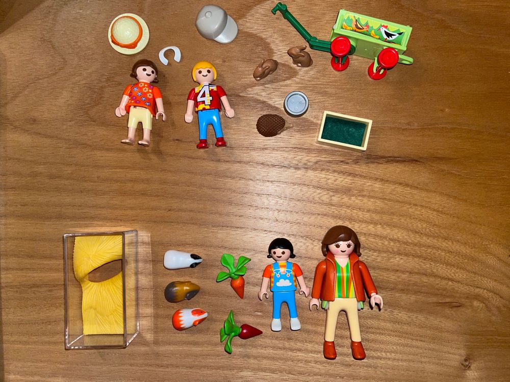 Playmobil 4349 und 4348 Kinder mit Tieren und Bollerwagen | Kaufen auf Ricardo