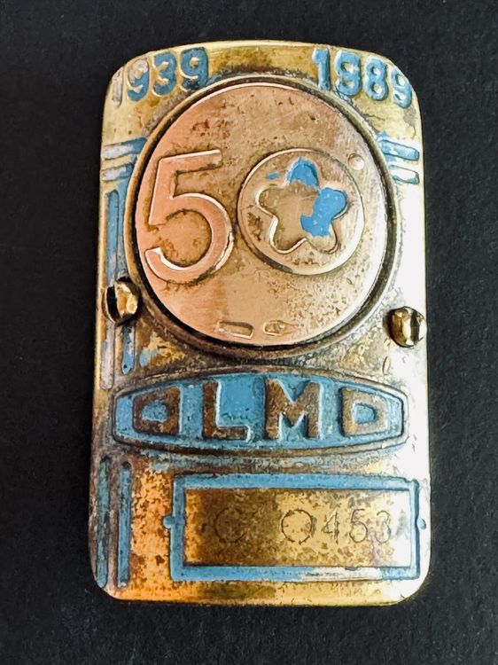 echt GOLD Plakette OLMO 1936-1989 50th Rennvelo Campagnolo | Kaufen auf ...