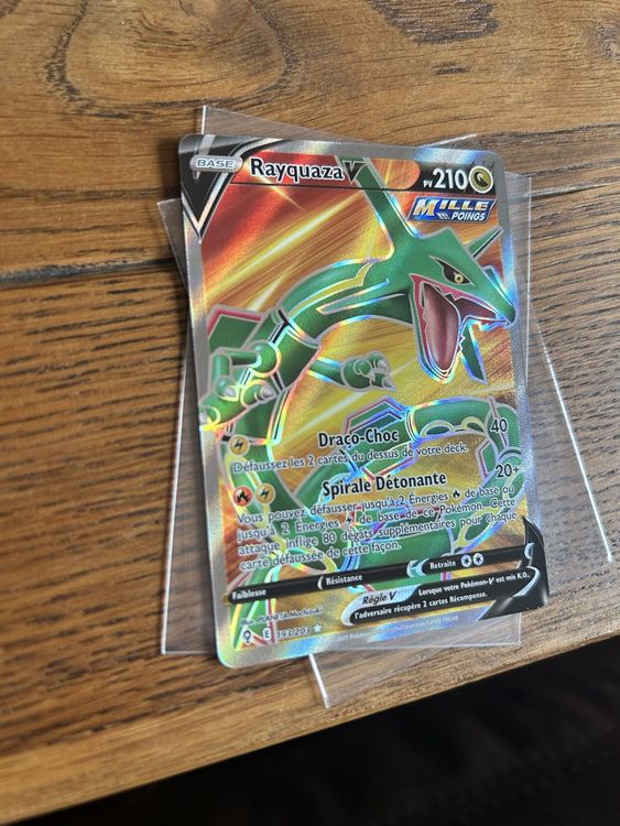 Rayquaza V full art évolution céleste Français carte Pokémon | Kaufen ...
