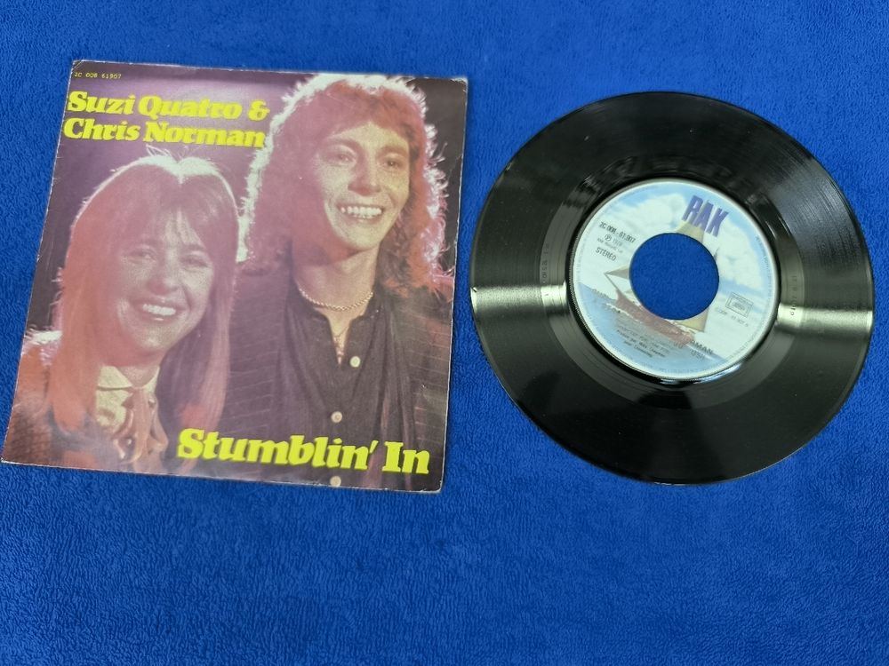 Suzi Quatro & Chris Norman Stumbling in Single 7" Vinyl (Gebraucht) in ...