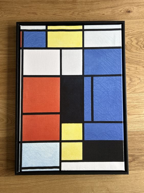 Piet Mondriaan Tableau No. 1 Druck auf Leinwand geramt (Gebraucht) in ...