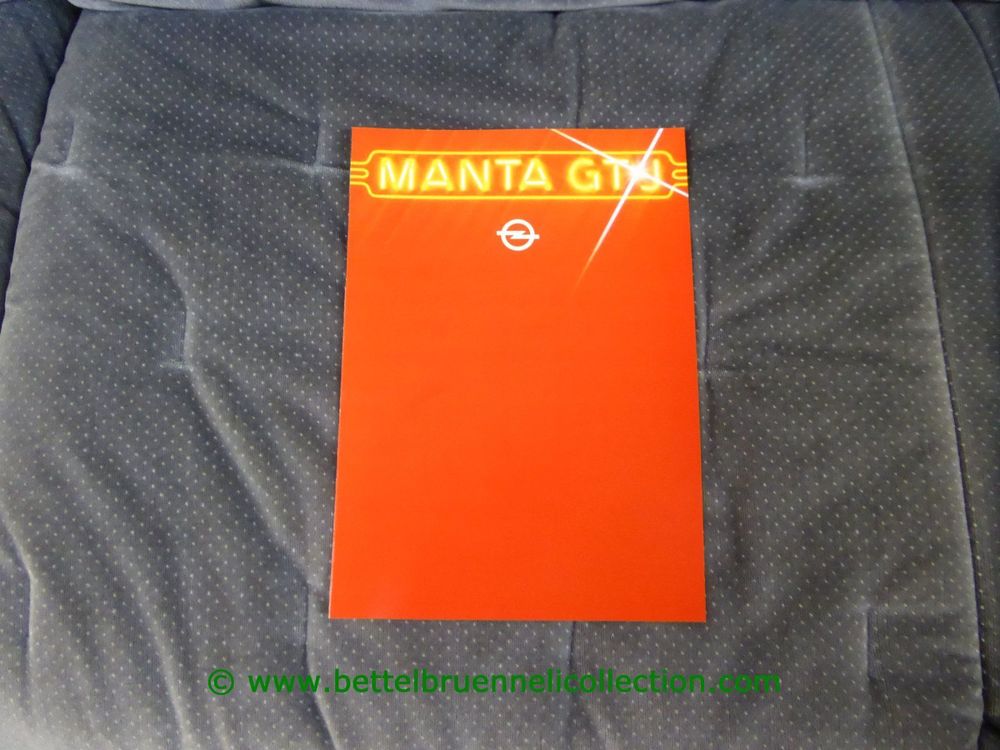 Opel Manta B GT/J 1980/02 Prospekt italienisch GM-Biel | Kaufen auf Ricardo