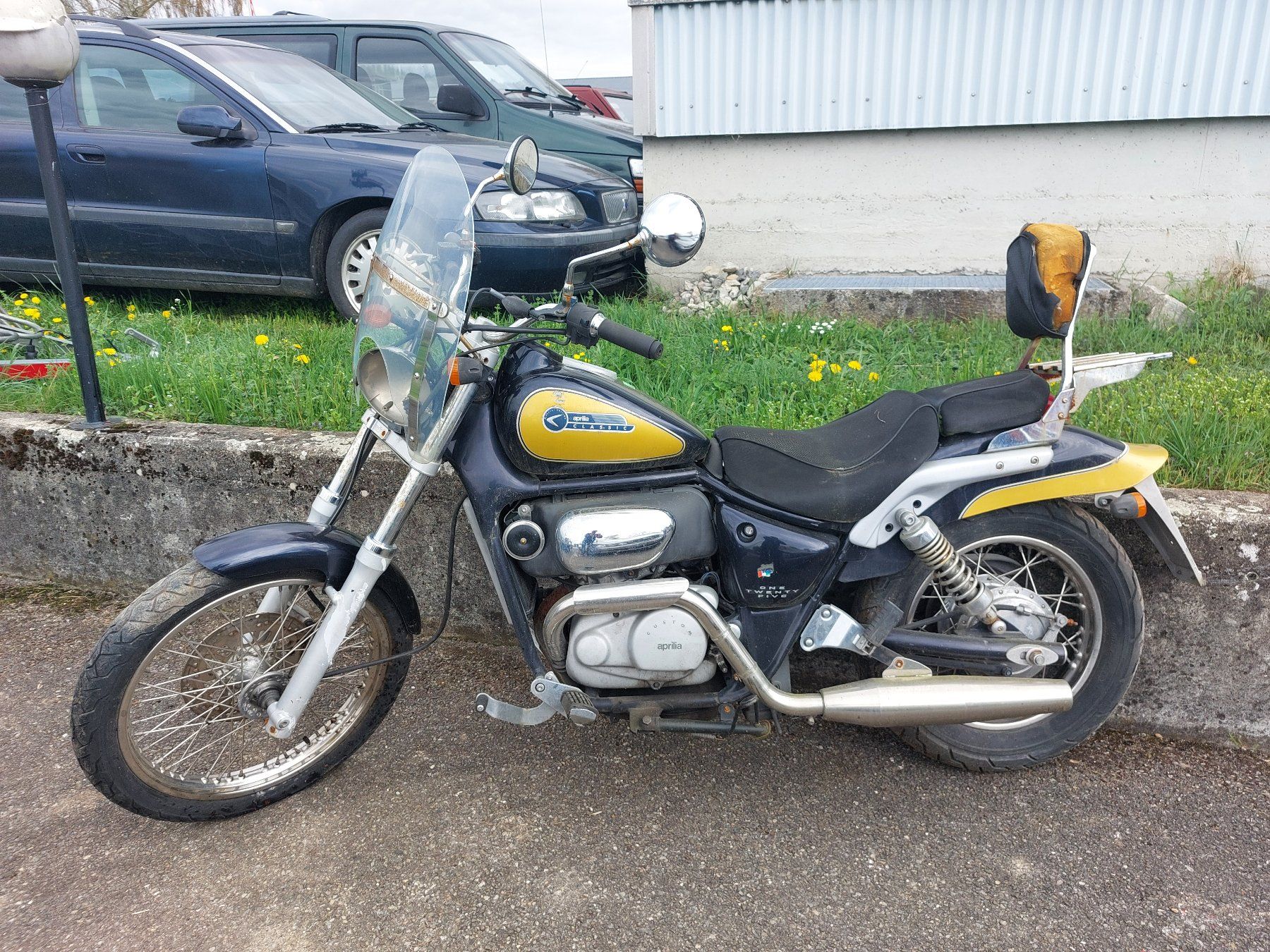 Aprilia Classic 125 Chopper Zwei Tackt Motorrad A1 ab 1 Fr.- (Defekt ...