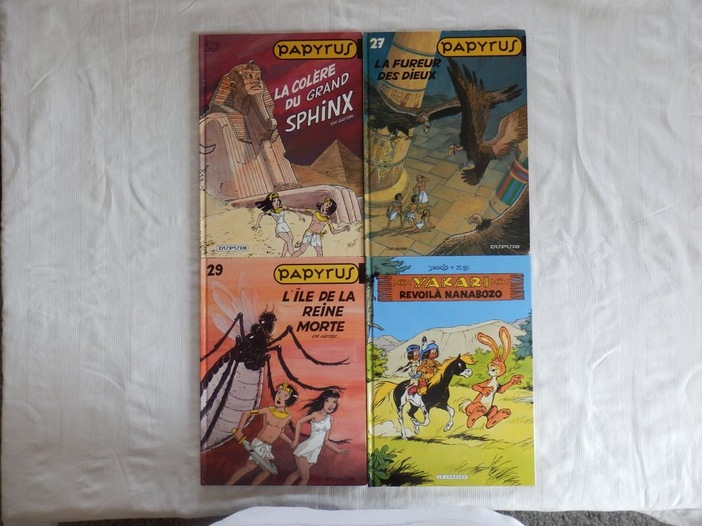 Lot de 4 BD Papyrus et Yakari | Kaufen auf Ricardo