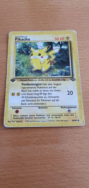 Pikachu 1st Generation (Gebraucht) in Wallisellen für CHF 0.5 – mit ...