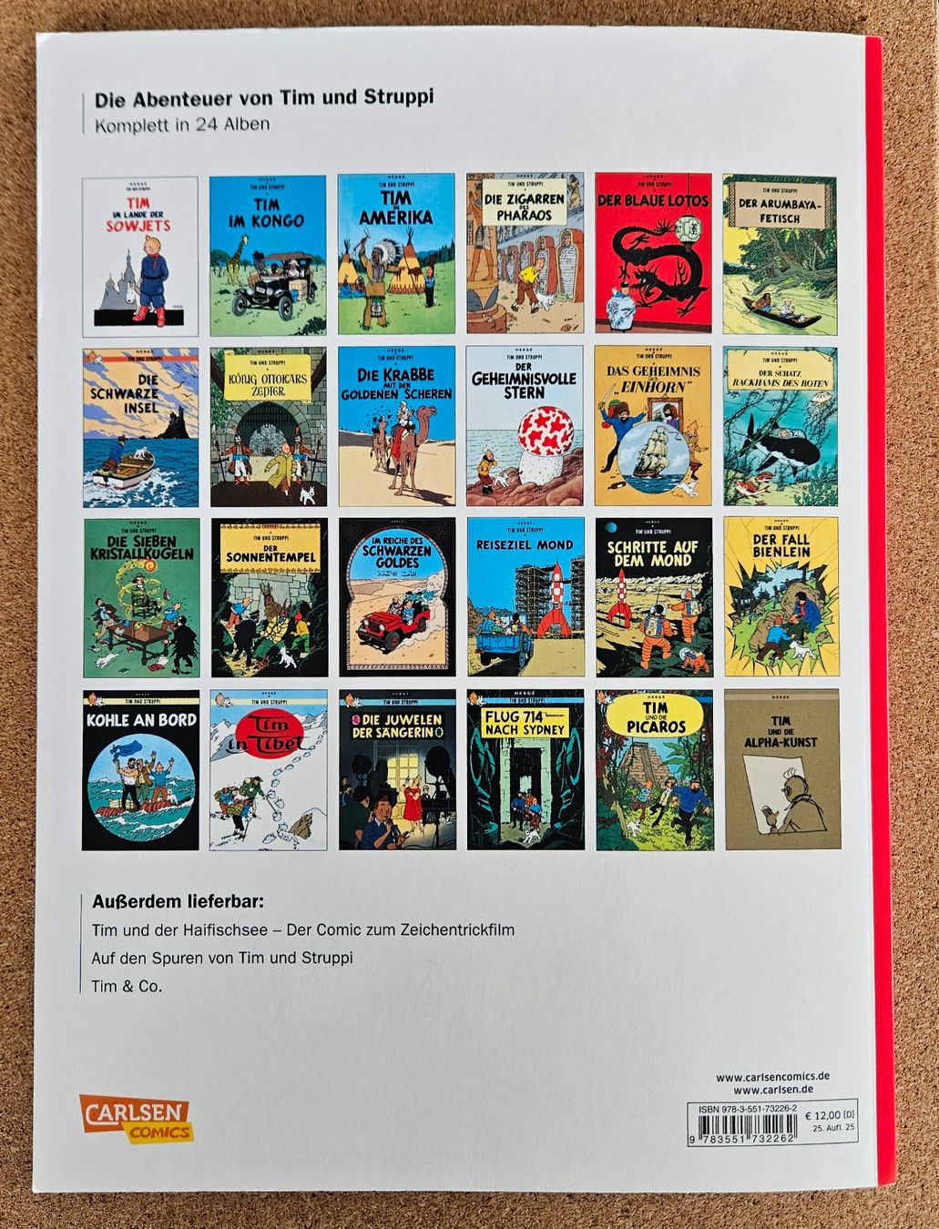 Herge': Tim und Stuppi - die schwarze Insel -- wie neu (Neu (gemäss ...