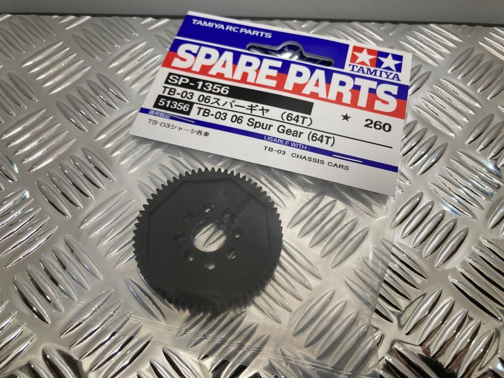 Original Tamiya TT-02 Hauptzahnrad 64 Zähne Modul 0.6 NEU! (Neu und ...