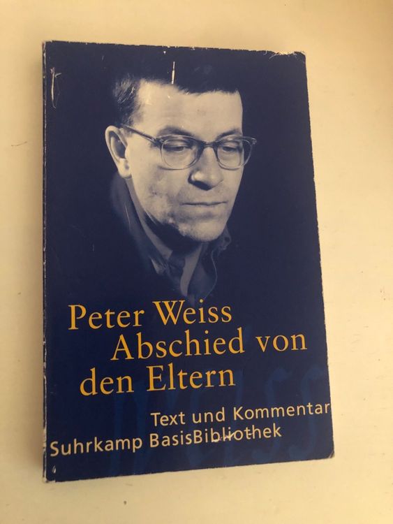 Buch: Abschied von den Eltern von Peter Weiss (Gebraucht) in Wädenswil ...