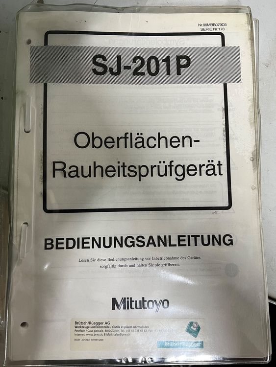 Mitutoyo Oberflächen-Rauheitsprüfgerät SJ-201P (Gebraucht) in Zuchwil ...