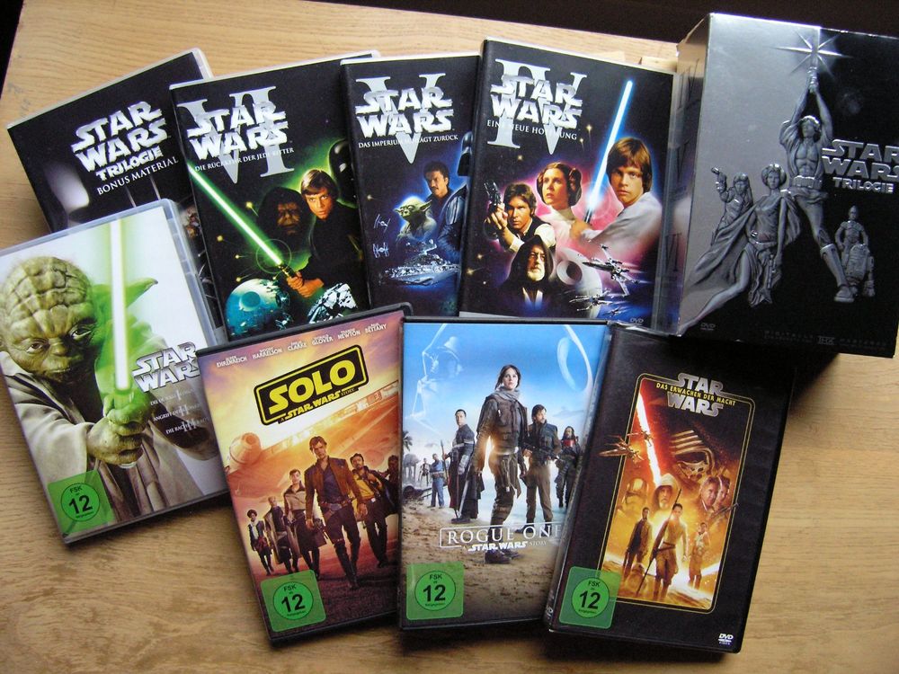 STAR WARS DVD COLLECTION (Gebraucht) in Zuzwil SG für CHF 42.5 – mit ...