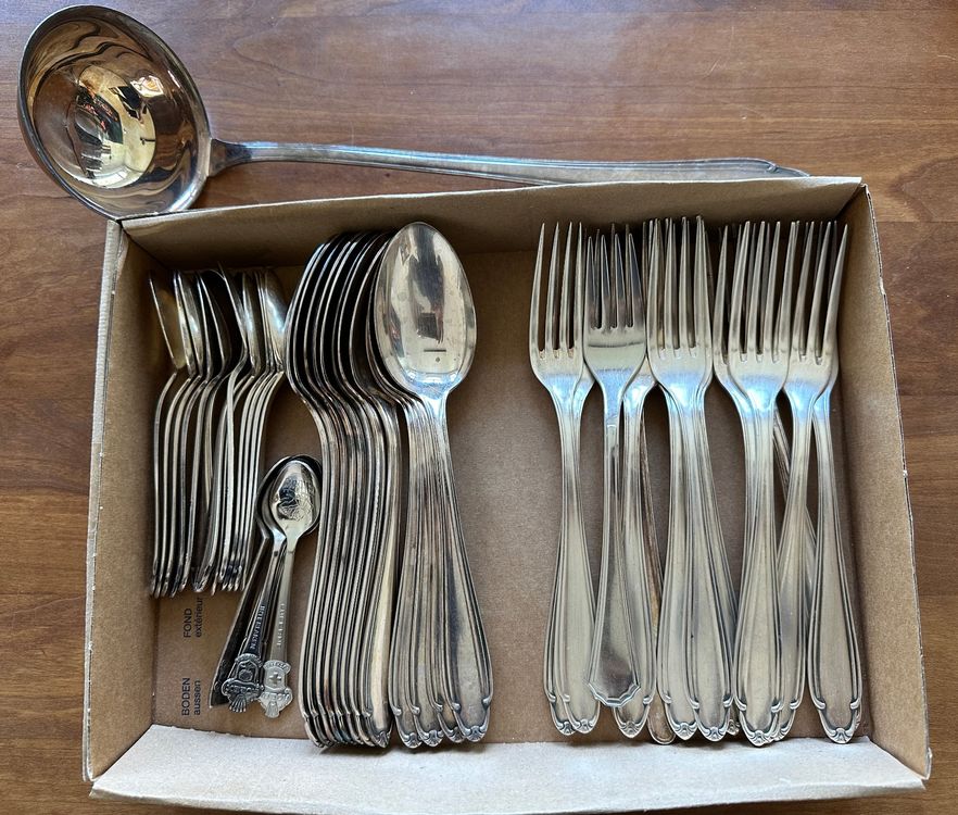 Silberbesteck, 12-teilig | Kaufen auf Ricardo