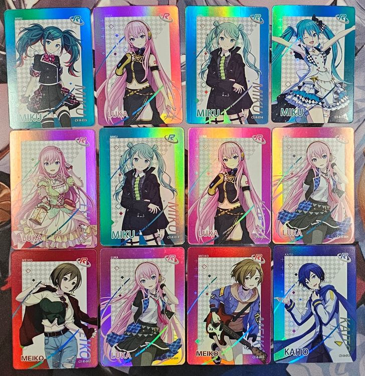 Hatsune Miku 12 Cards Foil Rare Miku Expo Serie Sexy Waifu (Neu (gemäss ...