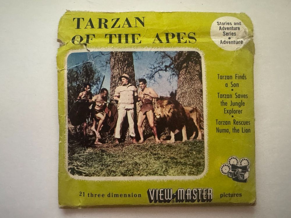 View-Master 3D: Nr. 976 A/B/C TARZAN OF THE APES (Gebraucht) in ...