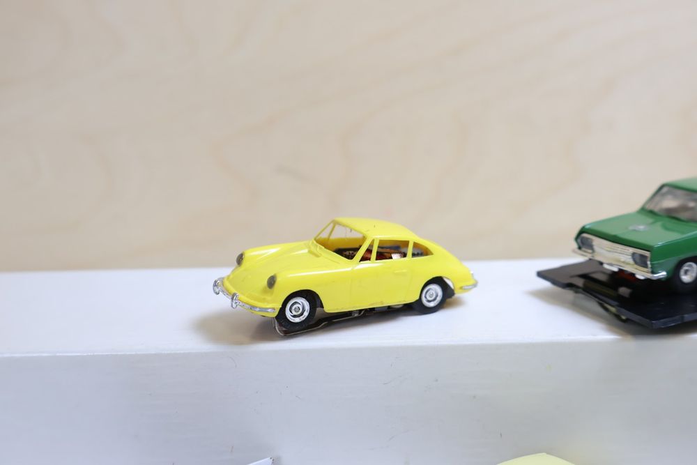 FALLER AMS - 5 x Autos mit Motor - Antik Porsche, Polizei... (Gebraucht ...