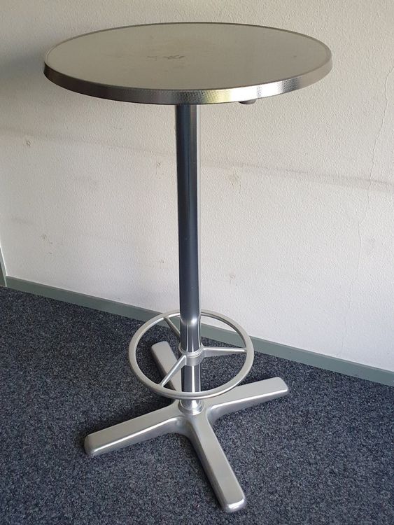 Bistrotisch Stehtisch Alu rund 60cm | Kaufen auf Ricardo