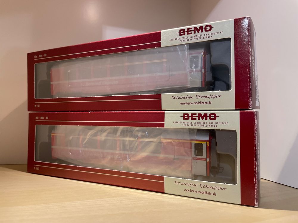 Bemo Bernina Express 1. + 2. Klasse Panoramawagen h0m, OVP (Gebraucht) in Solothurn für CHF 81 ...