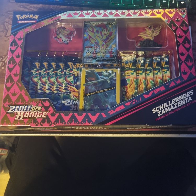 Zenit der Könige Schillerndes Zamazenta Pokémon Box ungeöff. (Neu und ...