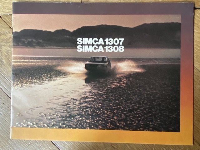 SIMCA 1307 1308 Prospekt 1975 1976 brochure catalogue CH-dt. (Gebraucht) in Langenthal für CHF ...