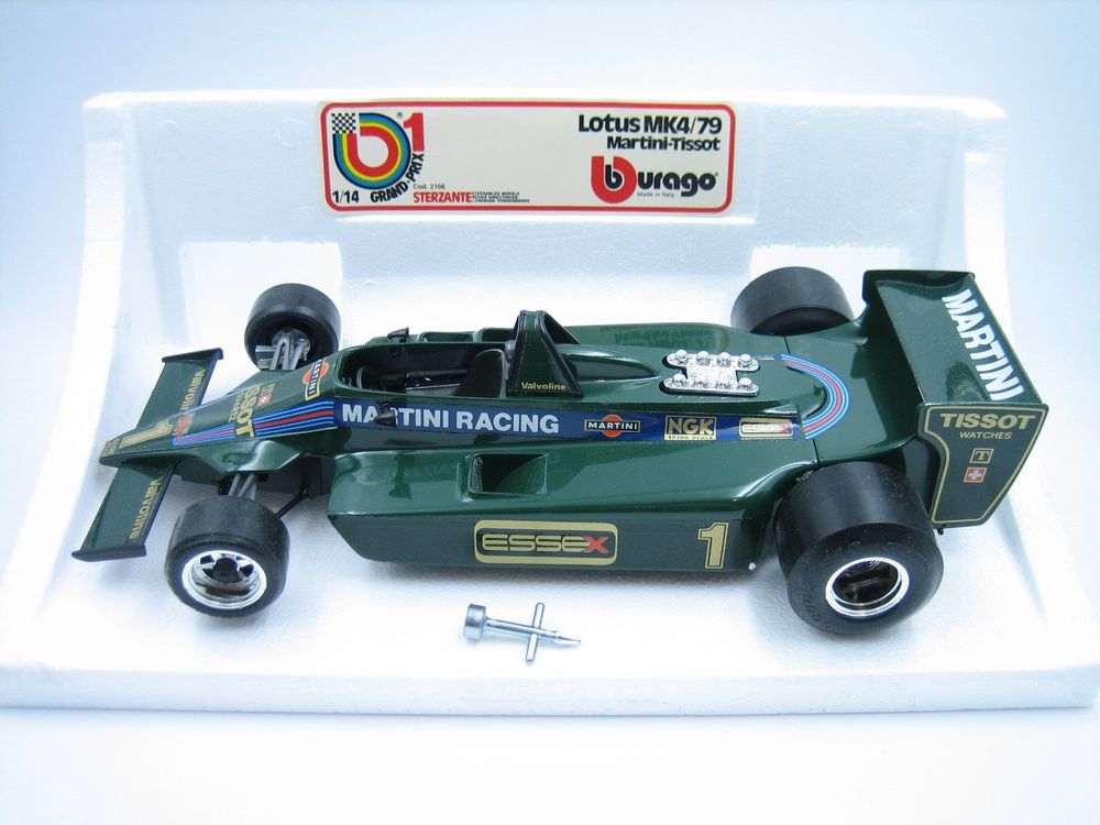 Lotus MK4/79 Martini-Tissot Bburago 1:14 RAR | Kaufen auf Ricardo