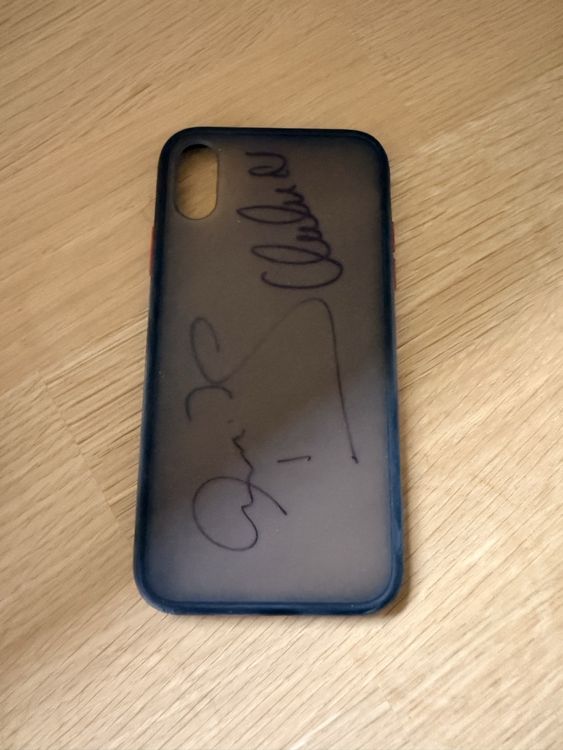 Signierte Iphone Xr Hülle von Peter Schmeichel und Vidic (Gebraucht) in ...