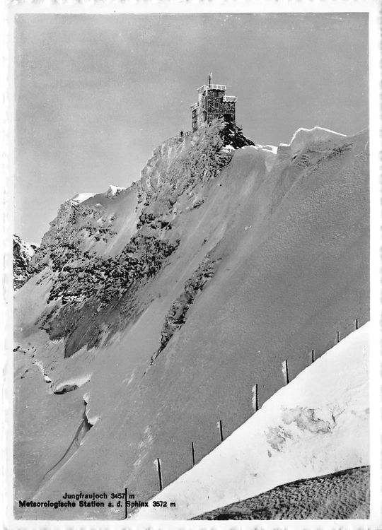 Jungfraujoch, Meteorologische Station (Gebraucht) in Ottikon b.Kemptth. für CHF 1 – mit ...