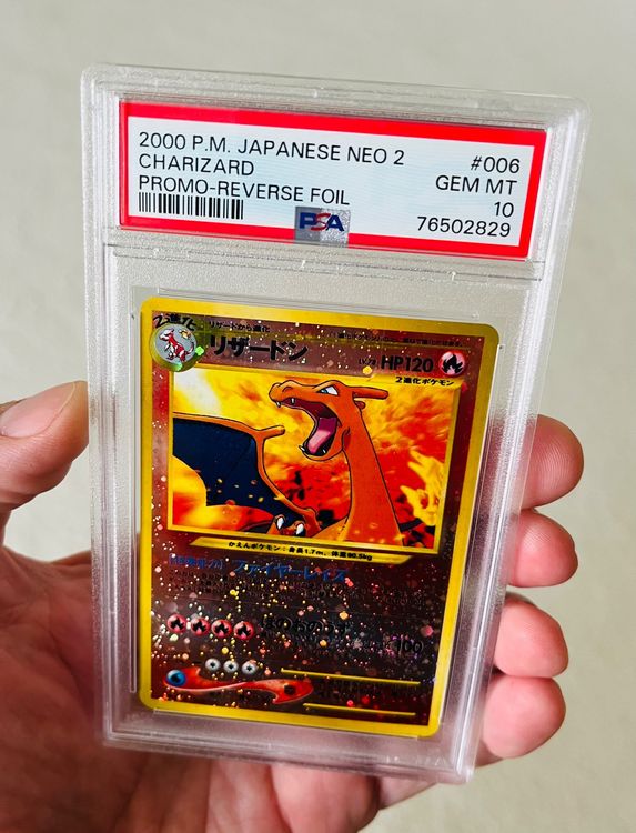 💎PSA 10💎 Charizard Rev. Holo Dracaufeu Glurak Pokemon 2000 | Kaufen auf Ricardo