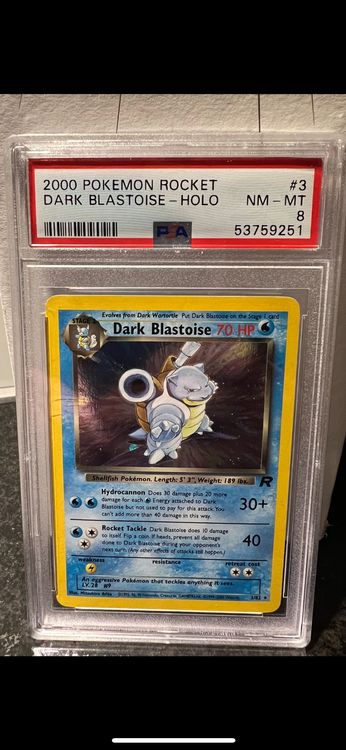 Pokemon Dark Blastoise Holo PSA | Kaufen auf Ricardo