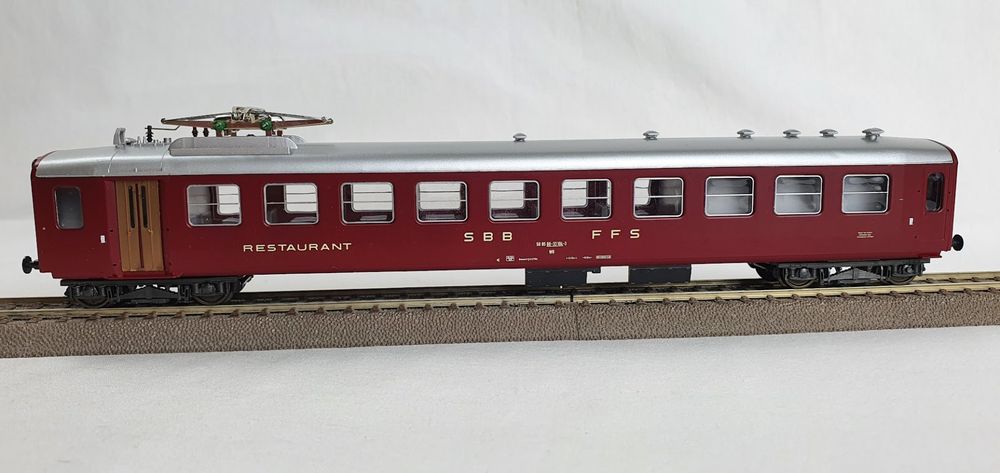 Liliput 87554 SBB Speisewagen WR Leichtstahl neuwertig, OVP | Kaufen auf Ricardo