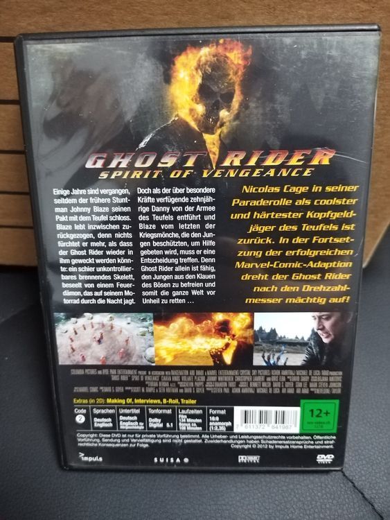 Ghost Rider 2 - Spirit of Vengeance (Gebraucht) in Oftringen für CHF 2 ...
