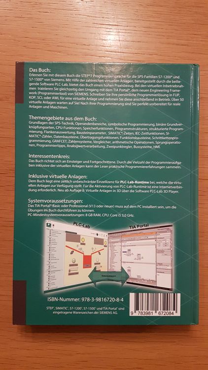 Step 7 Workbook für S7-1200/1500 und TIA Portal | Kaufen auf Ricardo