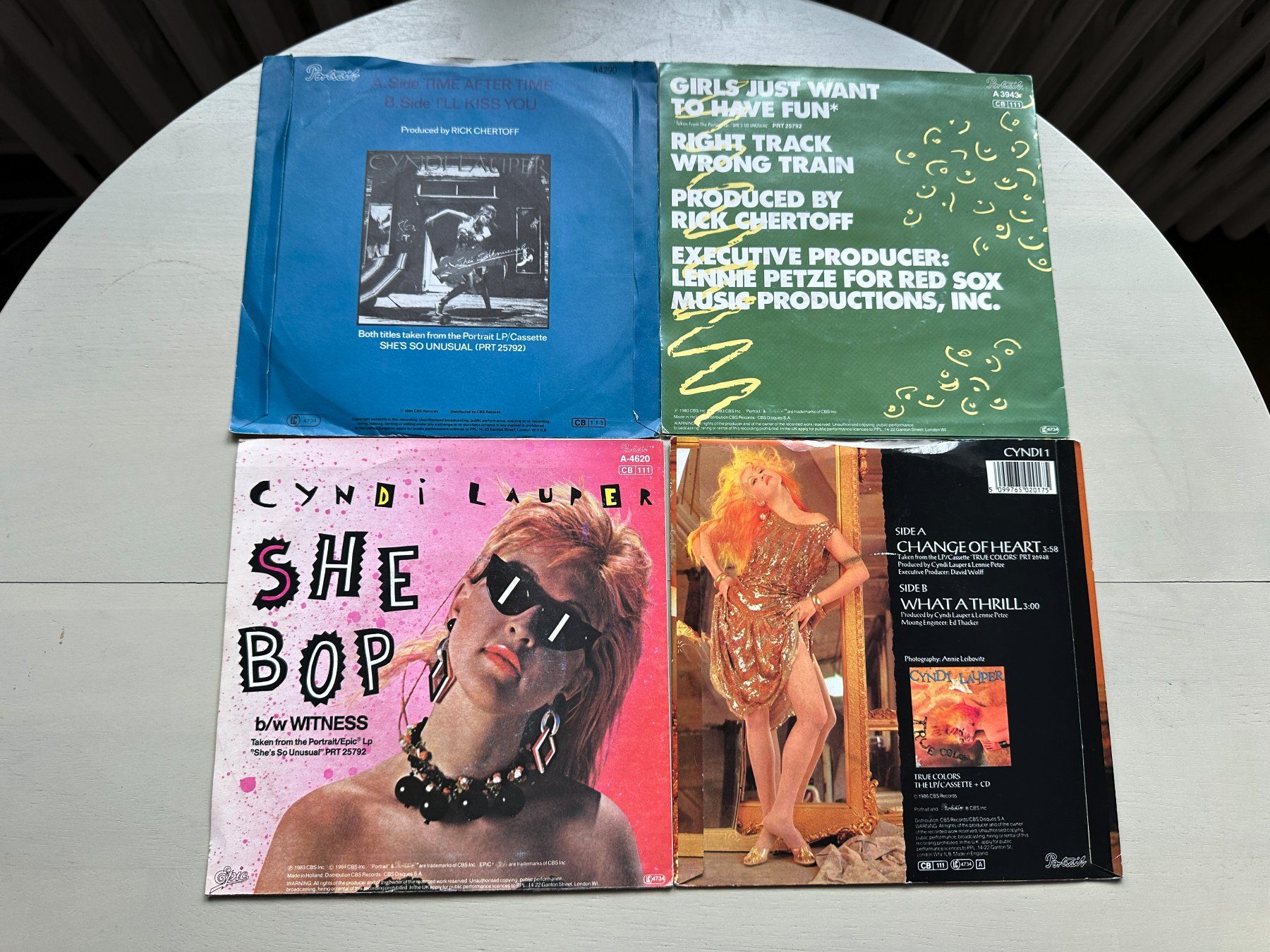 CYNDI LAUPER Tolle Single Sammlung Time after time Kult 80's (Gebraucht ...