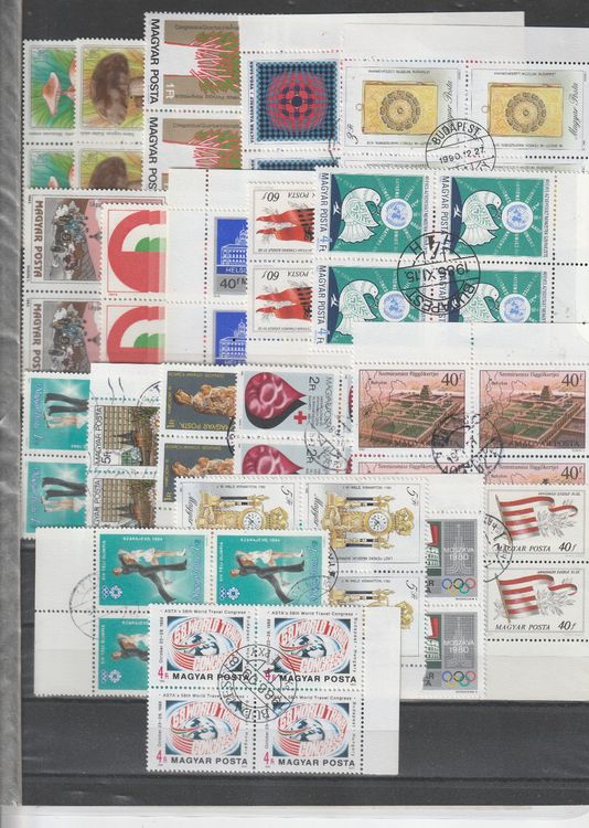 54/UNGARN 20 VIERERBLOCKS MOTIVI ET (Gebraucht) in Hirschthal für CHF 1 – mit Lieferung auf ...
