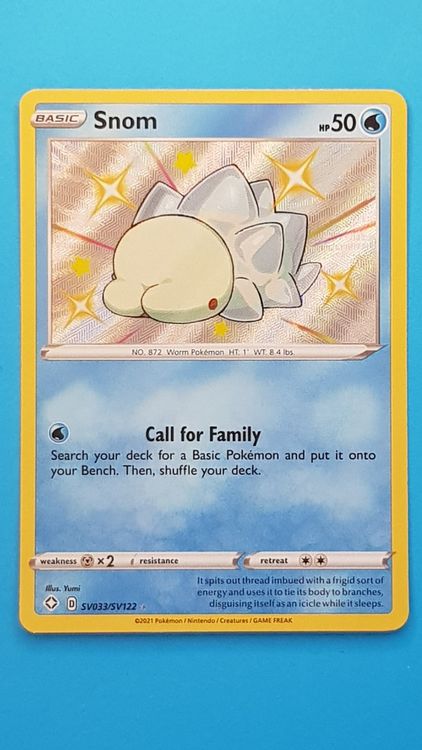 Snom – Shiny Rare – Shining Fates - EN | Kaufen auf Ricardo