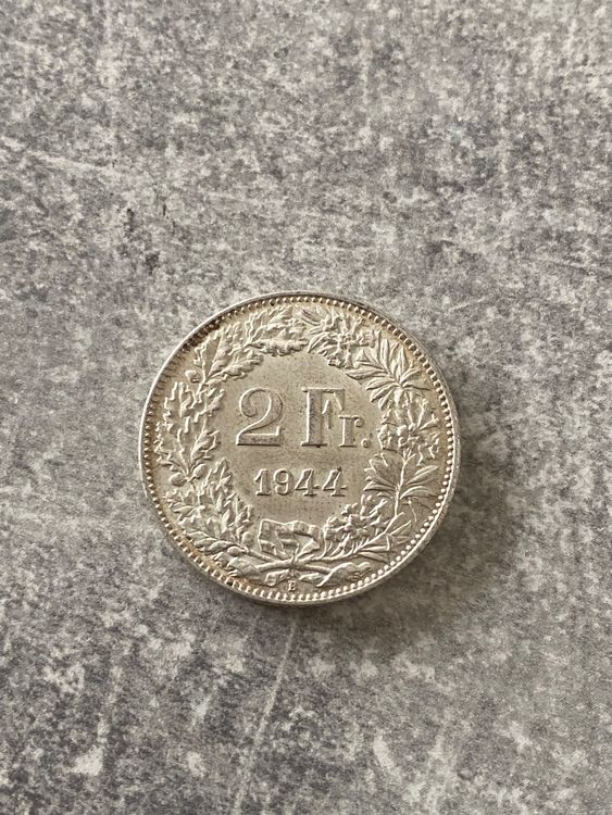 2 Franken 1944 unzirkuliert (Neu (gemäss Beschreibung)) in Wallisellen für CHF 9 – mit Lieferung ...