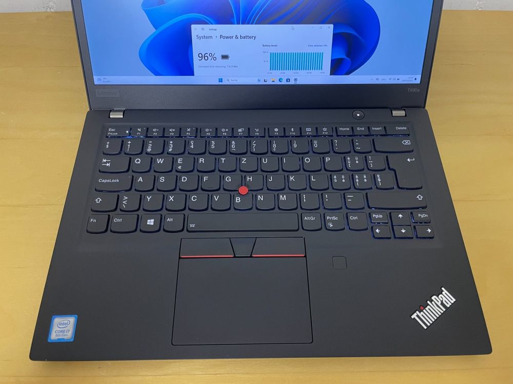 Lenovo ThinkPad T490s | 14” Full HD,i7,16GB,SSD,Fingerprint (Gebraucht ...