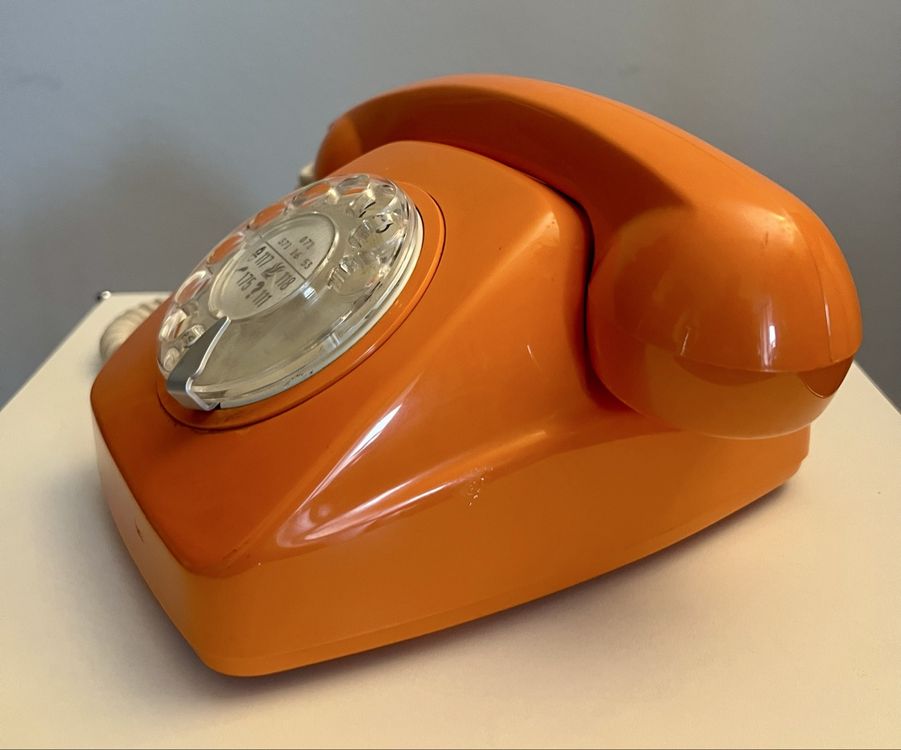 70er Retro Telefon Orange W48 – Vintage Klassiker (Gebraucht) in ...