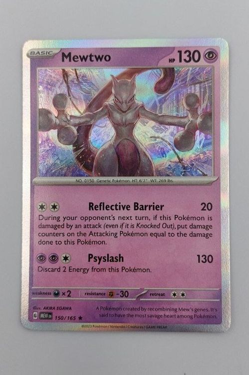 Mewtwo Holo (150/165 Set MEW 151) NM / ENG | Kaufen auf Ricardo
