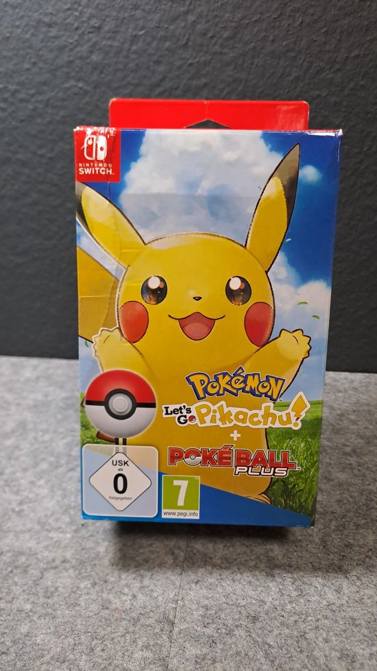 Pokemon Lets Go Pikachu + Pokeball Plus (Nintendo Switch) (Gebraucht ...