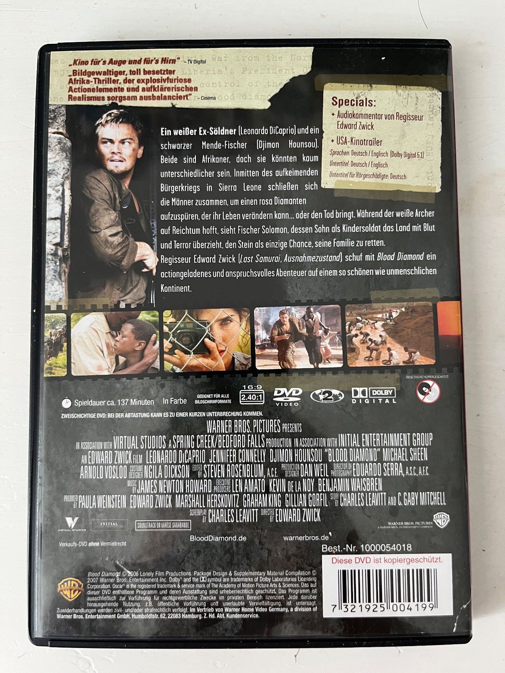 Blood Diamond (2006) DVD 📀 - Leonardo DiCaprio (Neu (gemäss Beschreibung)) in Sierre für CHF 3. ...