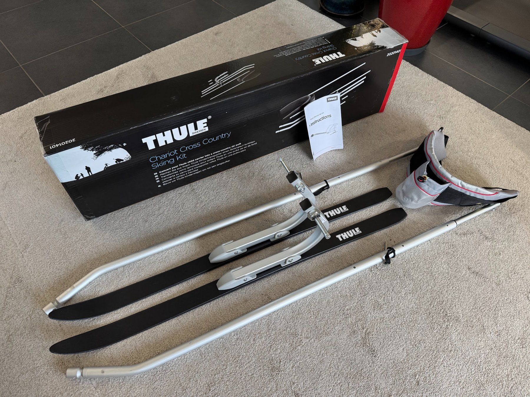 Thula Langlauf/Cross-Country Ski Set/Kit für/for Chariot (Gebraucht) in ...