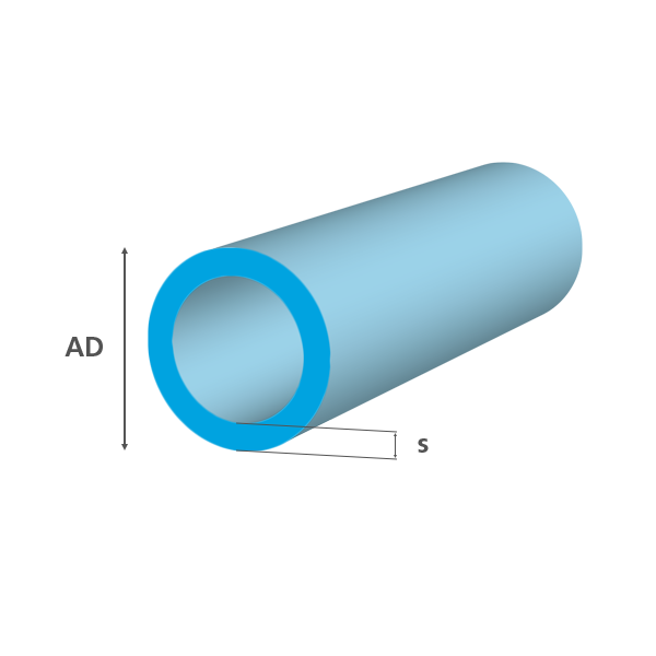Stahl Rundrohr 30x2.5 mm (2x1.5 m) (Neu und originalverpackt) in ...