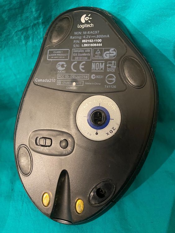 Logitech MX Laser Computermaus , (Art; 997) (Gebraucht) in Rorschach ...