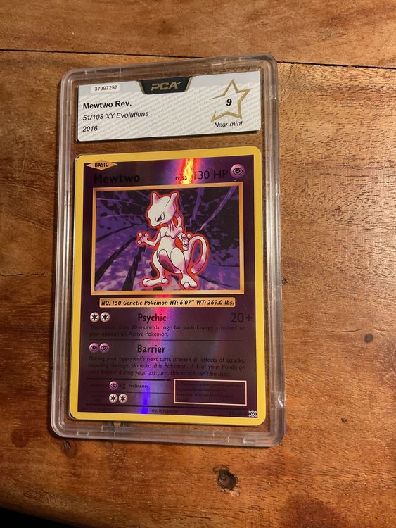 Mewtwo Reverse Holo, XY Evolutions (2016), PCA 9 (Gebraucht) in Peseux ...