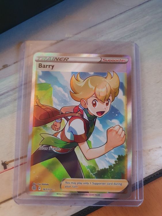Pokemon Trainer Card Barry Brilliant Stars Full art (Neu (gemäss ...